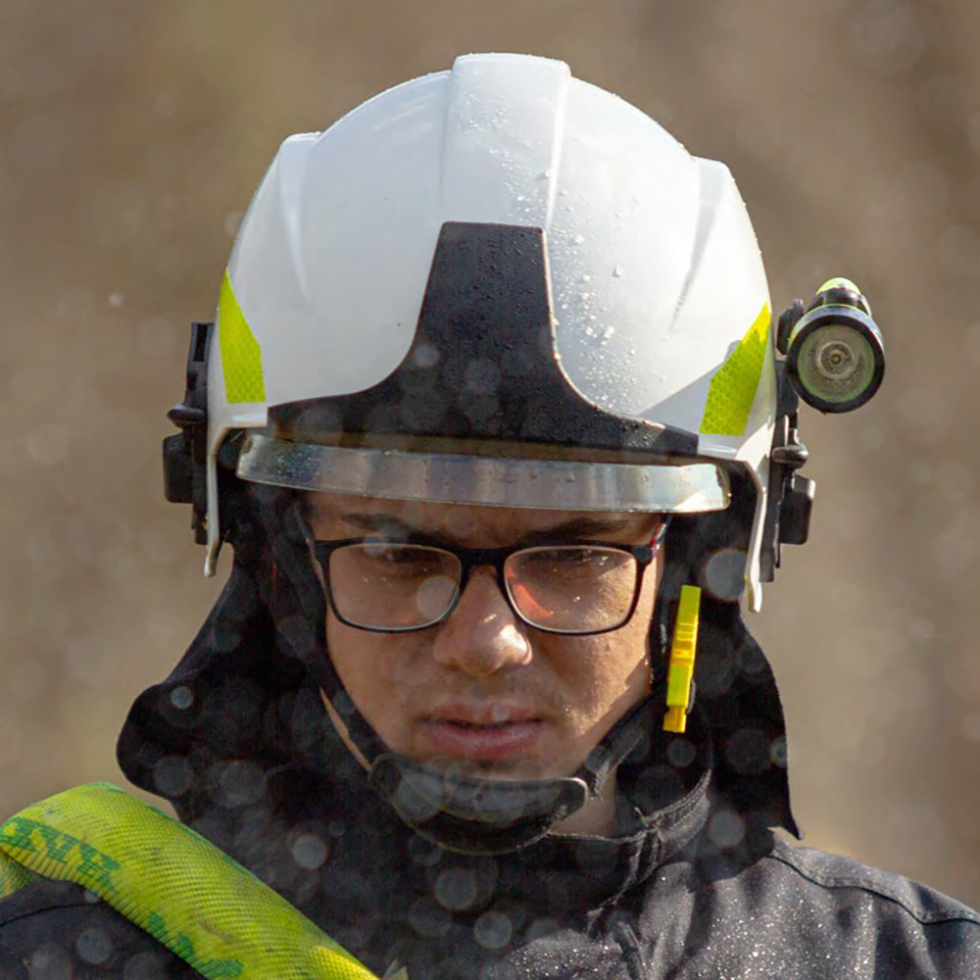 Lampe torche d'intervention LED ATEX pour sapeurs-pompiers