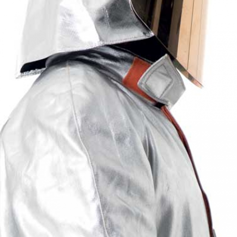 Tenue aluminisée d'approche de feu sans heaume