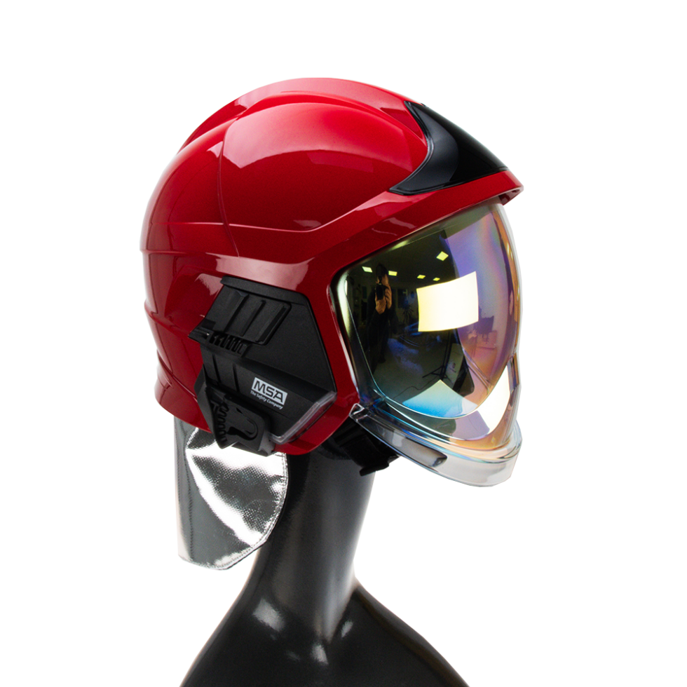 Casque Pompier GALLET F1 XF MSA conception et fabrication française