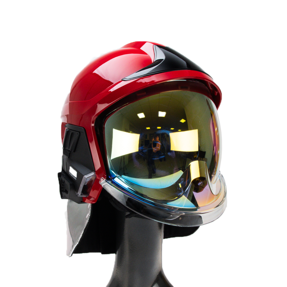 Casco bombero GALLET F1 XF MSA Diseño y fabricación francesa.