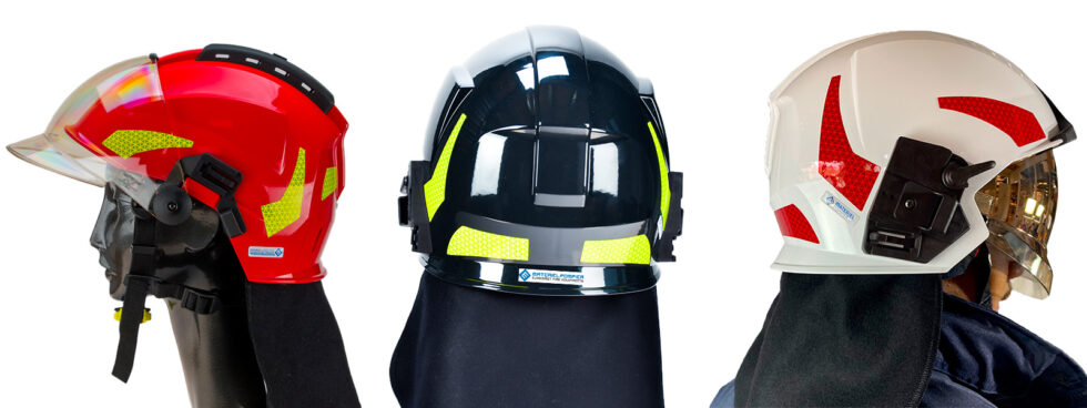Casques pompiers type F1 F2 de lutte contre les feux